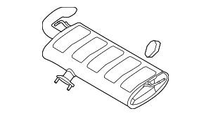 2022-2024 Hyundai Tucson Rear Muffler 28710-P0540 | Retail Performance ...