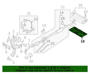 2022-2024 Hyundai Tucson Heat Shield 28795-N9010 | OEM Parts Online