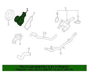 2012-2023 Kia OEM NEW 12-19 Kia Soul Forte Koup Forte Forte5 Coolant ...