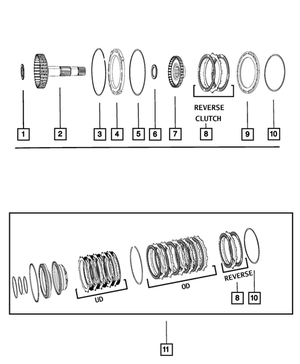 2014-2018 Ram Automatic Transmission Clutch Kit 68321415AB | Mopar eStore