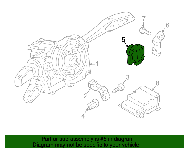 4M0-955-557-A - Air Bag Impact Sensor 2017-2023 Audi | AutoNationParts.com