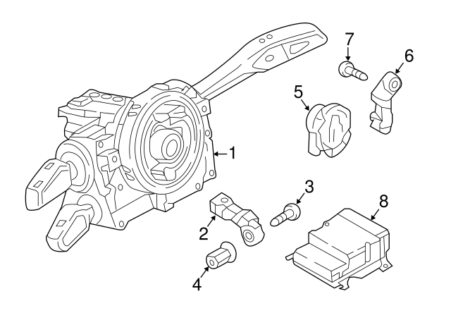 4M0-955-557-A - Air Bag Impact Sensor 2017-2023 Audi | AutoNationParts.com