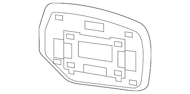 2017-2023 Subaru OEM NEW 2019-2020 Subaru Ascent Mirror Repair Glass ...