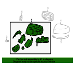 2017-2023 Subaru Impreza Mirror Assembly 91036FL00B | Subaru Parts Store