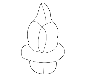 75867-30110 - Rocker Molding Clip - 1995-2010 Lexus | My L Parts