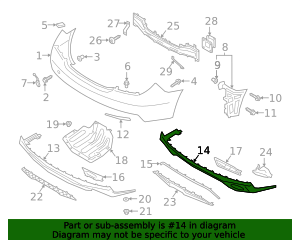 2019-2021 Genesis G70 Cover Assembly-Rear Bpr Under 86690-G9100 ...
