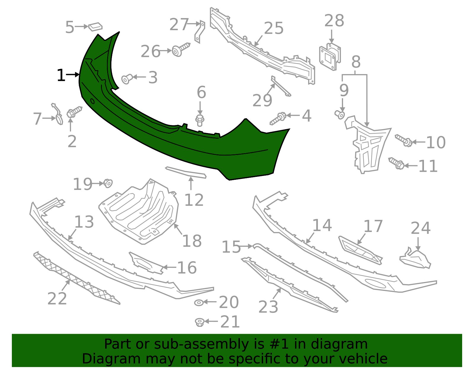 86611-G9000 - High-Quality Bumper Cover for 2019-2021 Genesis G70 ...