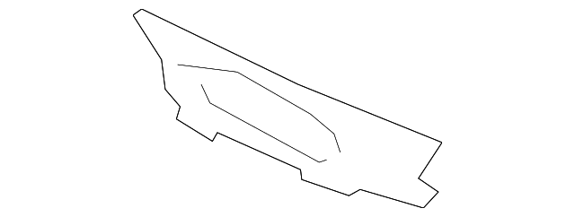 2019-2021 Genesis G70 Piece-Skid Plate No.1 86672-G9000 | QuirkParts