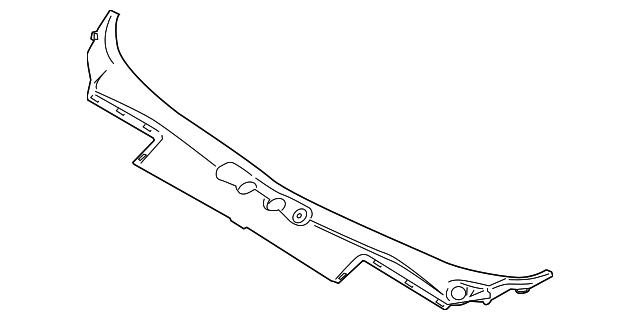 51717206135 - 2011-2018 BMW Cowl Grille (51-71-7-206-135) | BMW of ...