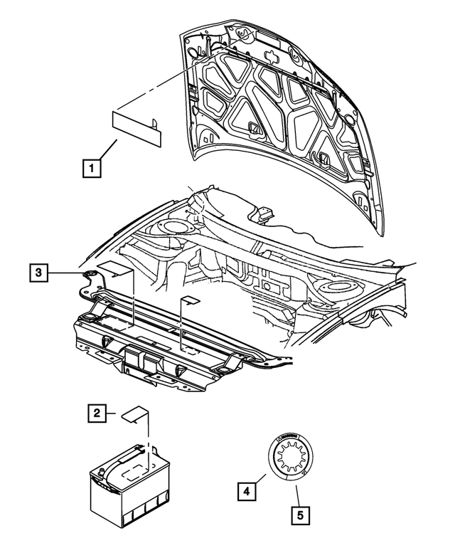 2021 Ram 1500 Vehicle Emission Control Information Label 68495567AB ...