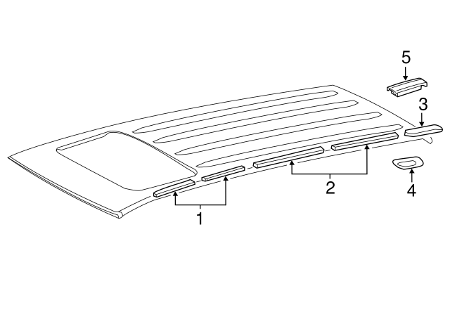 75561-60031 - Rear Molding Clip 2003-2021 Lexus | Longo Lexus Parts