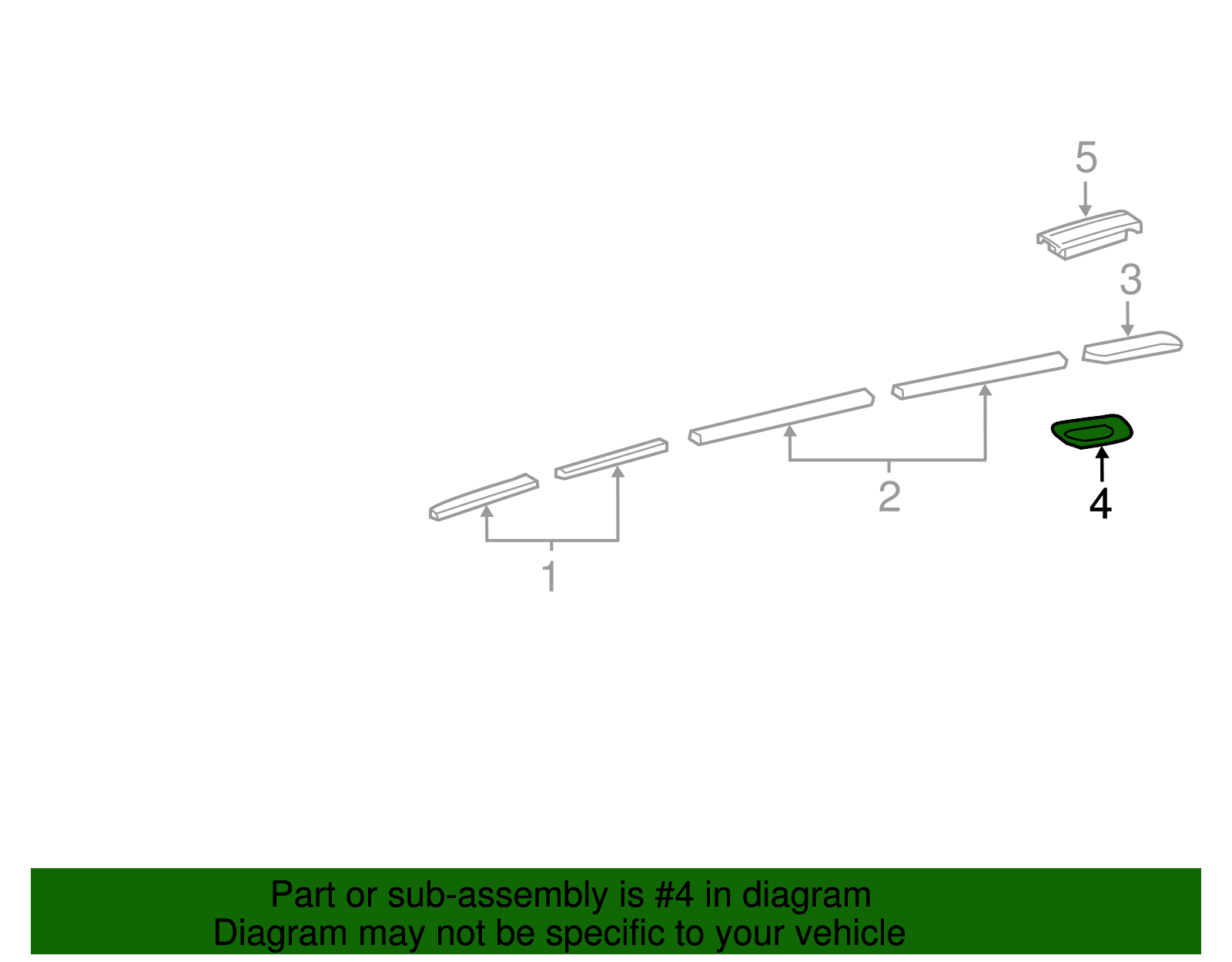 75561-60031 - Rear Molding Clip 2003-2021 Lexus | Lexus of Stevens ...