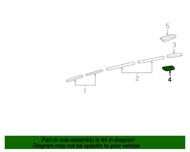 75561-60031 - Rear Molding Clip 2003-2021 Lexus | Longo Lexus Parts
