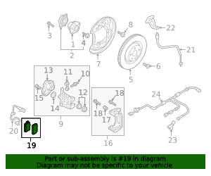 4M0-698-451-P - Brake Pads Rear 2019-2020 Audi | Euro Parts 4 Less