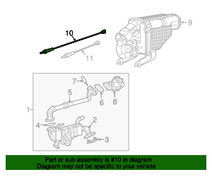 2018-2021 Jeep Oxygen Sensor 68291423AB | TascaParts.com