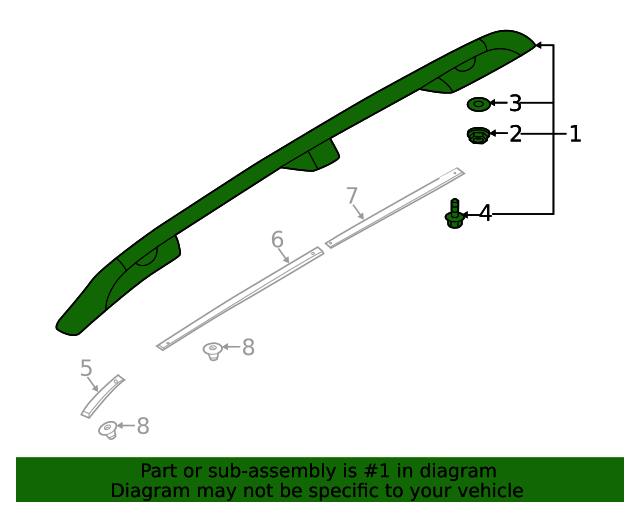 91151XC00A - Roof Rack - 2019-2021 Subaru Ascent | World OEM Parts Subaru