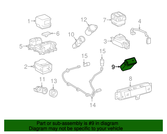 86190-0E100 - Audio Auxiliary Jack 2015-2019 Lexus | AutoNationParts.com