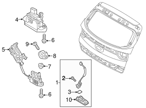 81230-D9100 - Latch Assembly 2017-2022 Kia Sportage | Kia.Parts Store