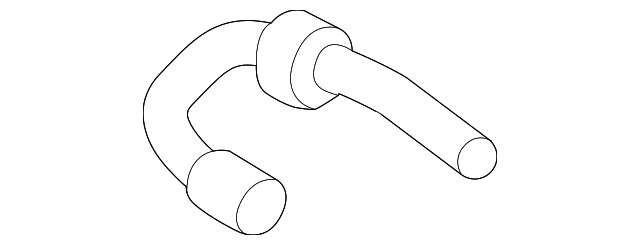 2011-2012 Audi A8 Quattro Vent Hose 4H0-121-107-H | Audi USA Parts