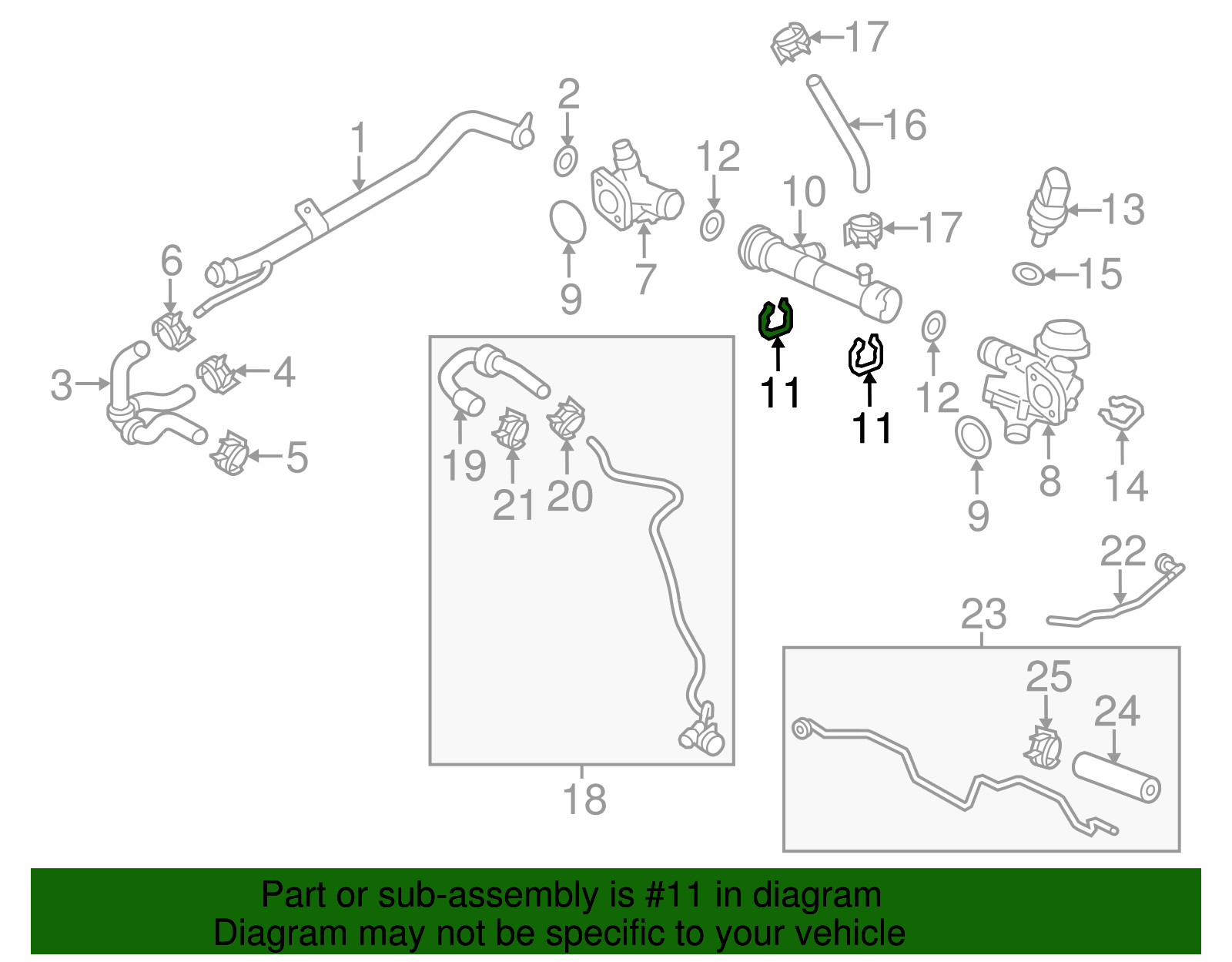 2007-2012 Audi Adapter Retainer Spring 03H-121-142 | Audi USA Parts