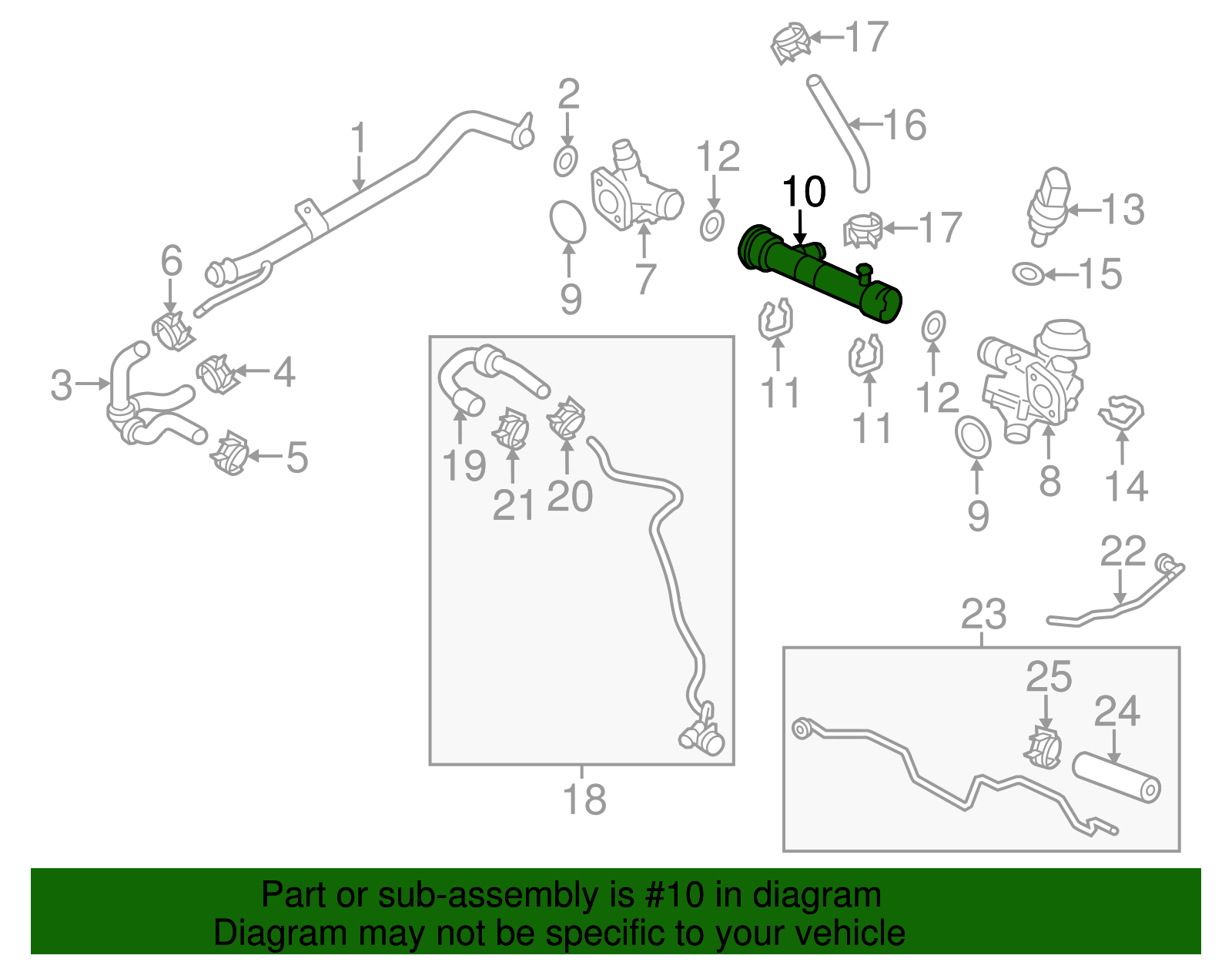 2011-2012 Audi A8 Quattro Connector Pipe 079-121-071-BS | OEM Parts Online