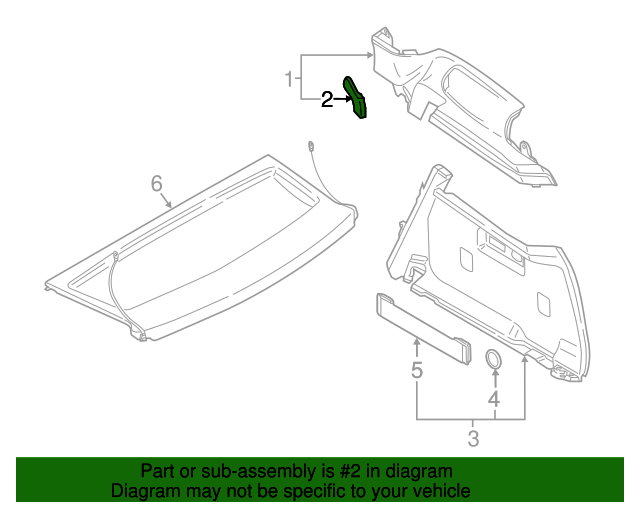 Genuine BMW 51-47-7-346-574 | Upper Trim Panel Clip | FREE Shipping on ...