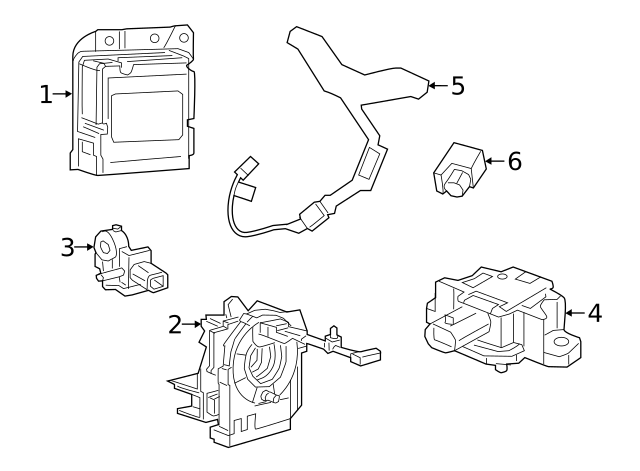 2019-2023 Ram Clock Spring 68528303AA | Mopar Parts Canada