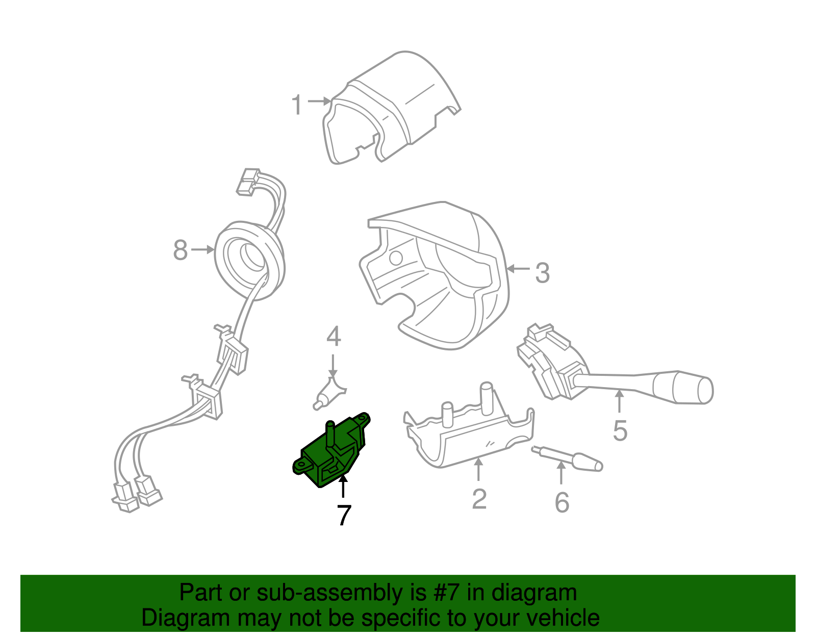2004-2010 Ford Motorcraft™ Ignition Switch SW-6158 | QuirkParts