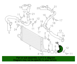 2018-2022 Volkswagen Air Pipe 3QF-145-844 | OEM Parts Online