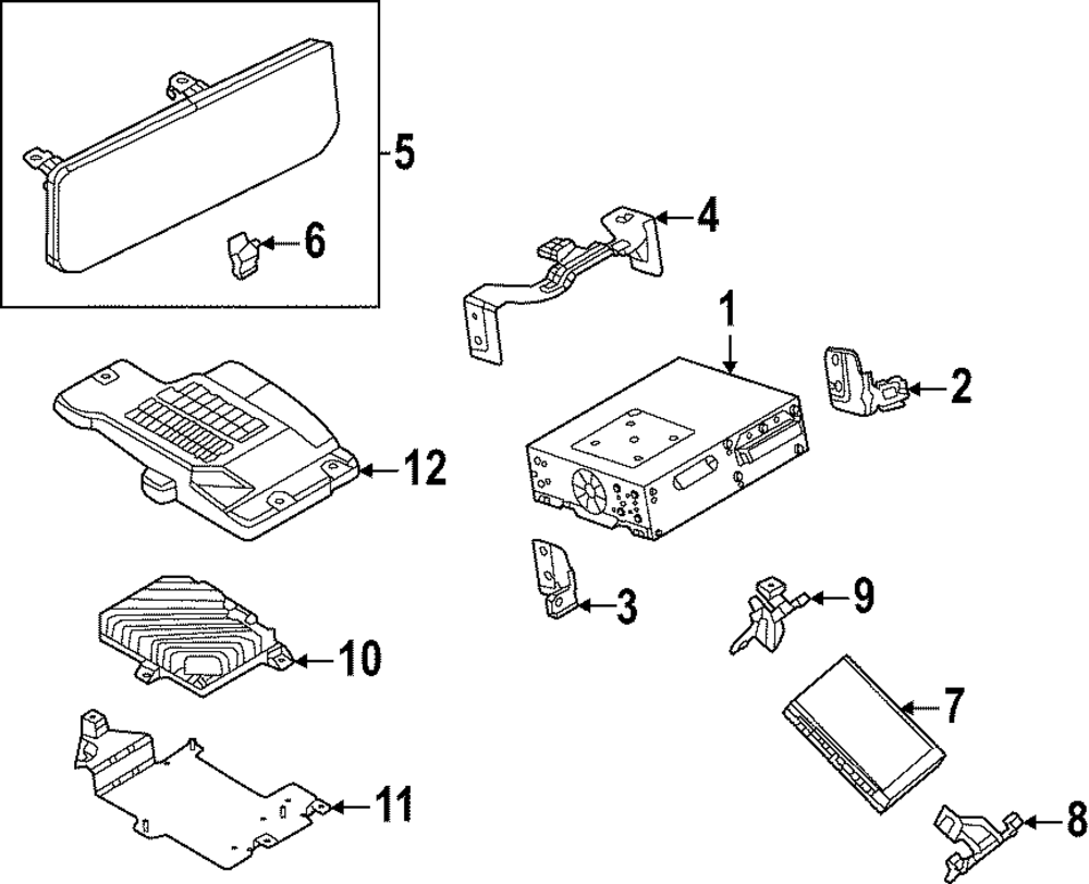 2022-2024 Mazda Radio BDGG-66-DR0F | Retail Performance Auto Parts