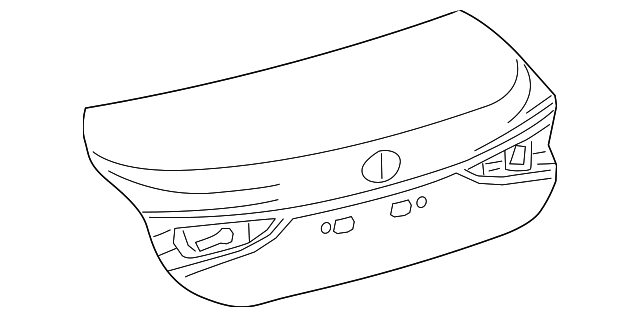 2019-2024 Lexus Trunk Lid 64401-06G00 | OEM Vehicle Parts