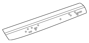Genuine OEM High Mount Lamp Part# XFG000040 Fits 2003-2012 Land Rover ...