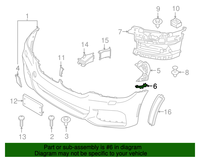51-11-7-385-349 - Side Retainer - 2017-2022 BMW | BMWPartsHub