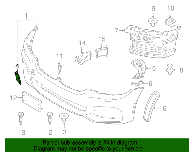 51118069068 - 2017-2020 BMW Tow Eye Cap (51-11-8-069-068) | BMW of ...