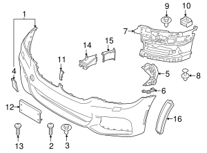 Genuine BMW 51-11-8-069-076 | Bumper Cover | FREE Shipping on Most ...