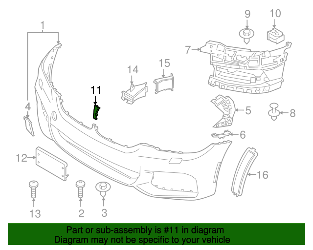 51137349589 - 2017-2020 BMW Center Cover (51-13-7-349-589) | BMW of ...