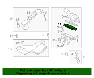 2011-2016 Kia OEM NEW 11-16 Kia Air Filter-Air Cleaner Optima Cadenza ...