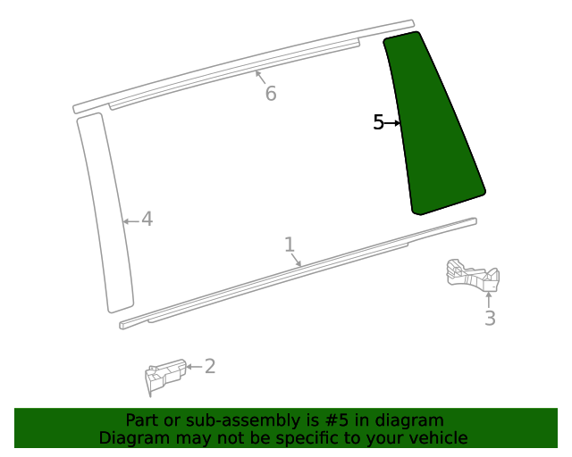 2021-2024 Toyota Sienna Door Applique 75765-08030 | Toyota Parts Center