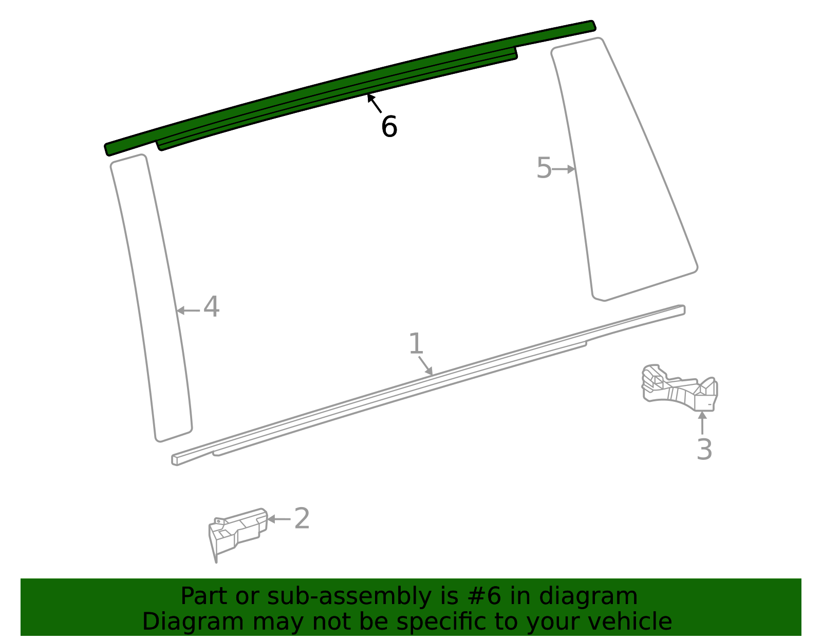 2021-2024 Toyota Sienna Frame Molding 75763-08010 | OEM Parts Online
