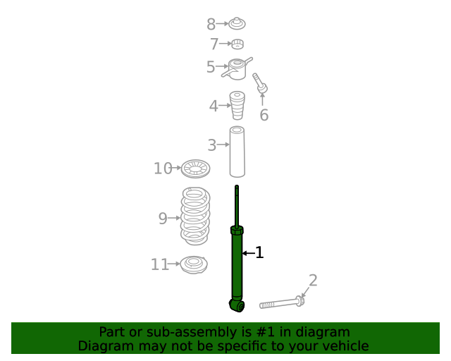 2024 Hyundai Elantra N Suspension Shock Absorber 55307-IB500 | OEM ...