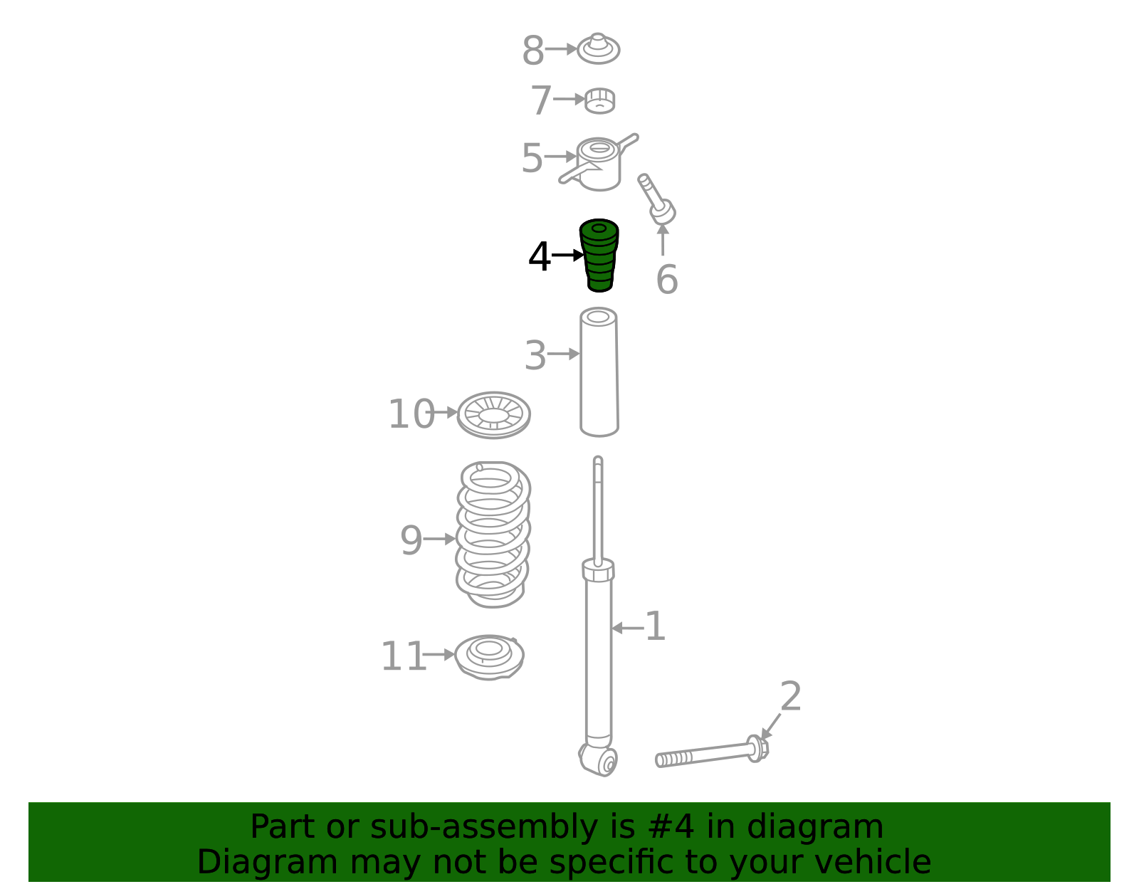 2022-2025 Hyundai Elantra N Jounce Bumper 55326-IB500 | OEM Parts Online