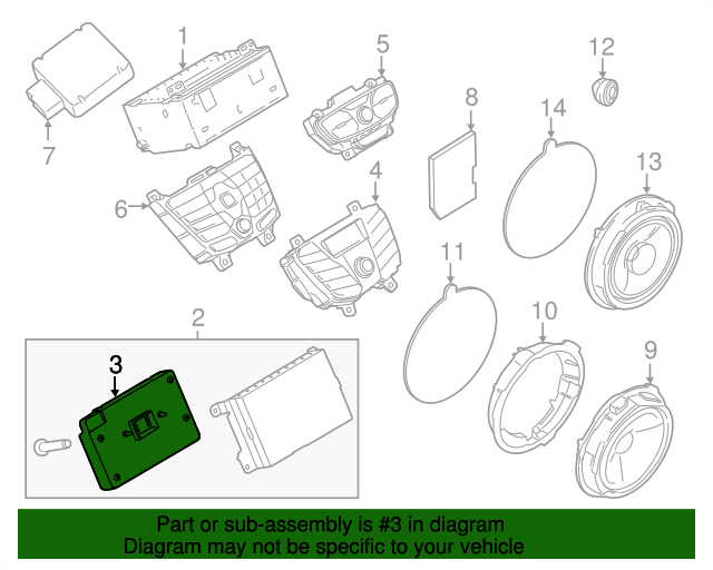 2013-2018 Ford Control Module GE8Z-14D212-AA | OEM Parts Online