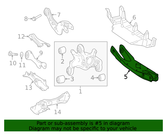 243-352-27-00 - Lower Control Arm 2021-2023 Mercedes-Benz | Mercedes ...