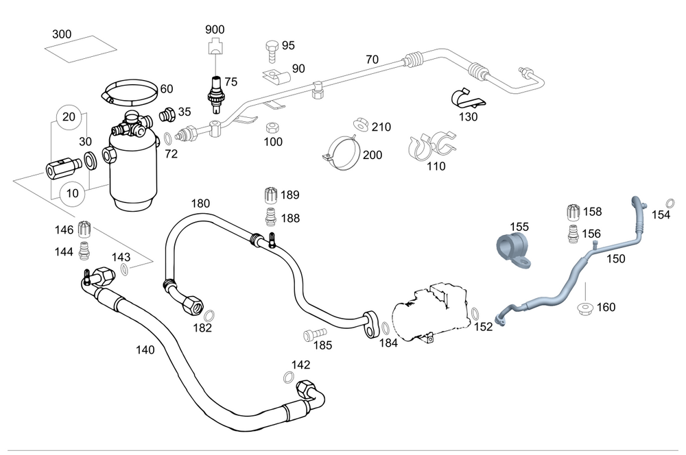 463-830-58-00 - Refrigerant Line 2016-2018 Mercedes-Benz | Mercedes ...