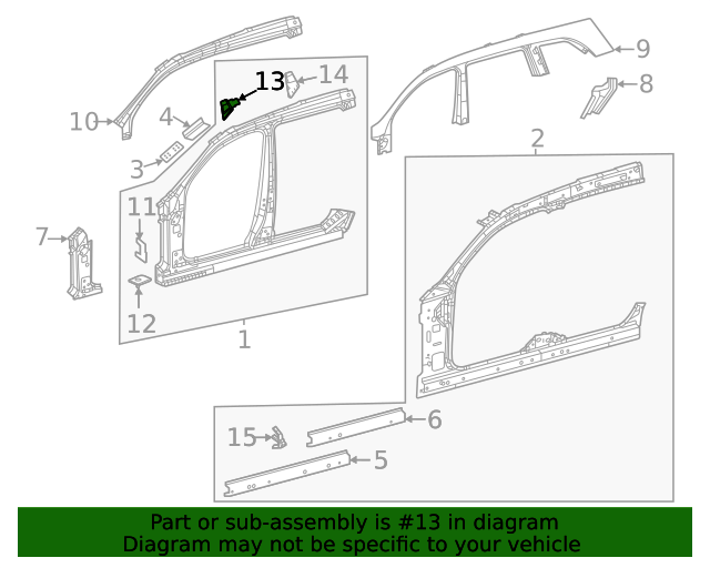 2020-2021 Mercedes-Benz Baffle Plate 167-682-75-00 | MB OEM Parts