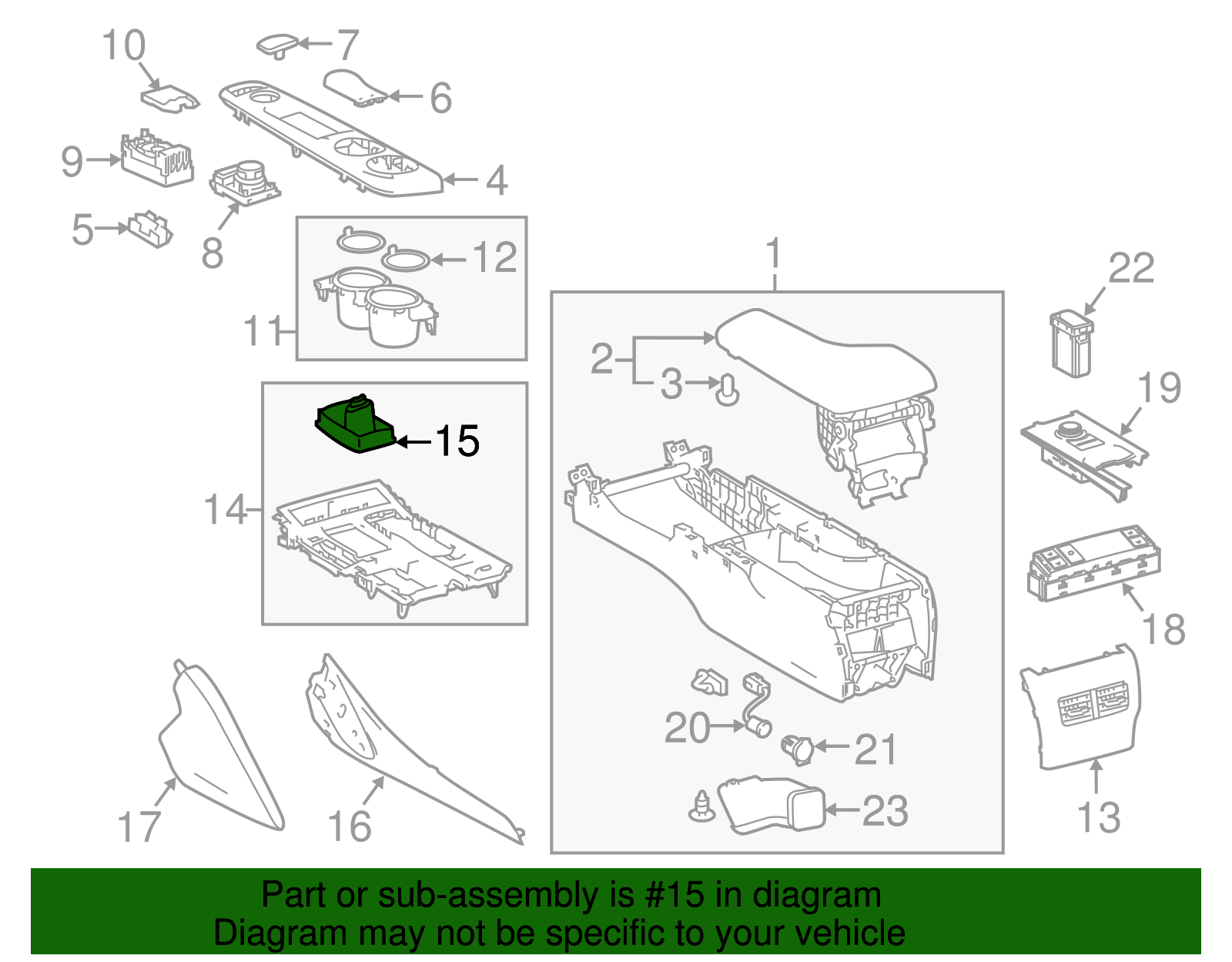 2015-2020 Lexus Shift Boot 58808-53050-C5 | Retail Performance Auto Parts