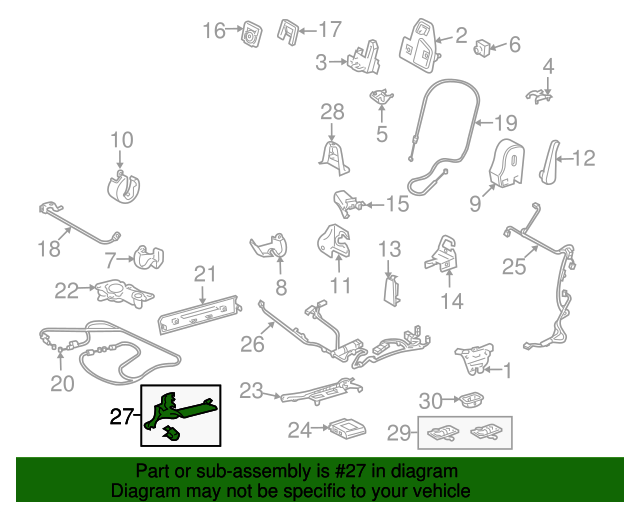 2013-2021 Lexus LX570 Hinge Cover 71486-60060-A2 | OEM Parts Online