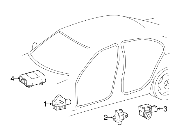 207-901-42-00 - Air Bag Control Module 2014-2017 Mercedes-Benz ...