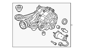 2013-2019 Jaguar Differential C2D26341 | OEM Vehicle Parts