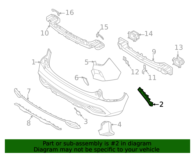 86652-Q5000 - Side Retainer 2021-2023 Kia Seltos | Kia.Parts Store